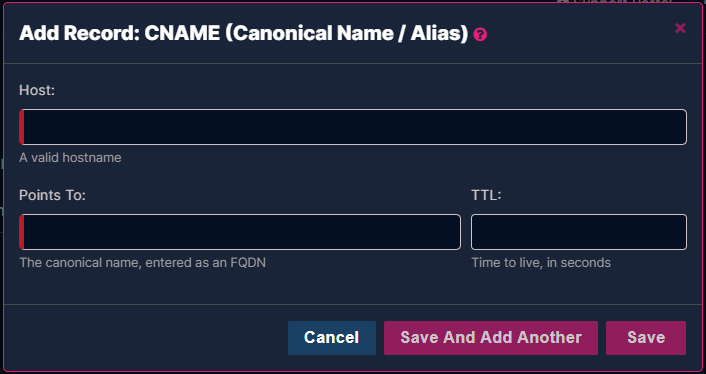 CNAME Records