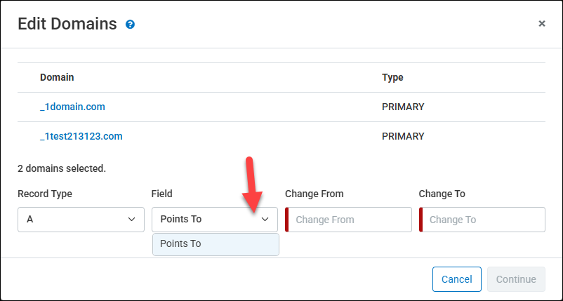 Managing Your Domains