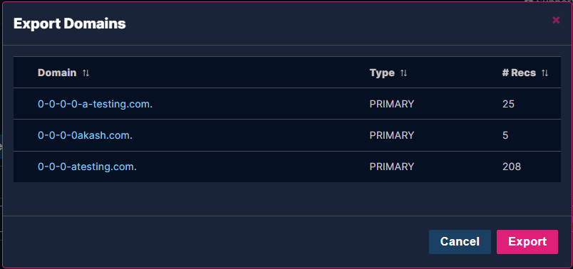 Managing Your Domains