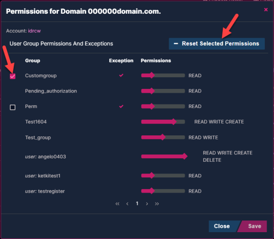 Permissions and Exceptions
