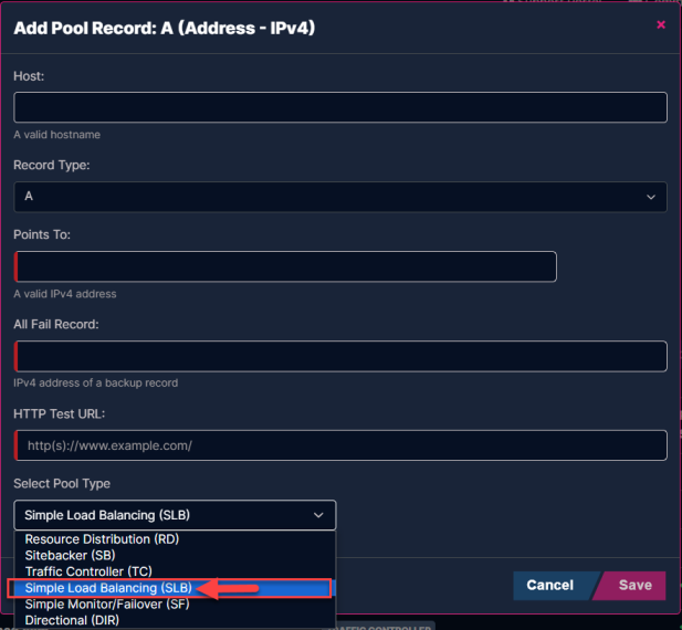 Simple Load Balancing Pool