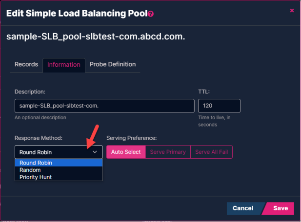 Simple Load Balancing Pool